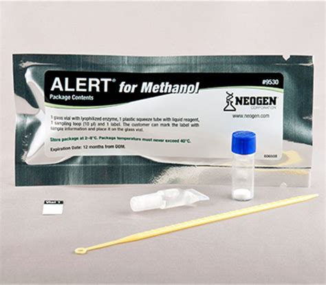 Neogen Alert® For Methanol Food Adulterant Test Kits Pt