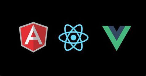 React Vue Angular Front Endowe Frameworki Javascript