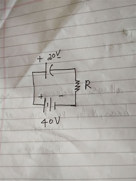 Transient What Is The Capacitor Charging Equation For This Circuit