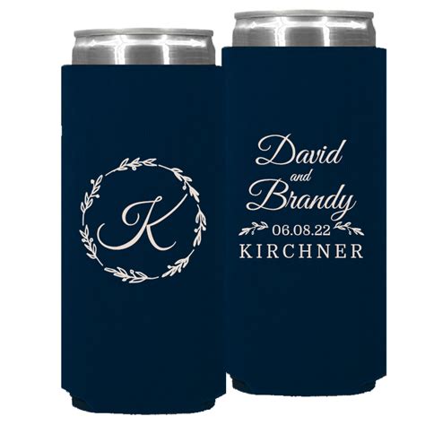 Wedding Foam Slim Can Coolers Coldie Holdie