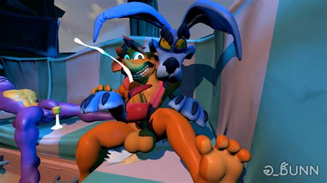 Rule 34 3d Artwork Activision Ahe Gao Anthro Balls Bandicoot Blue