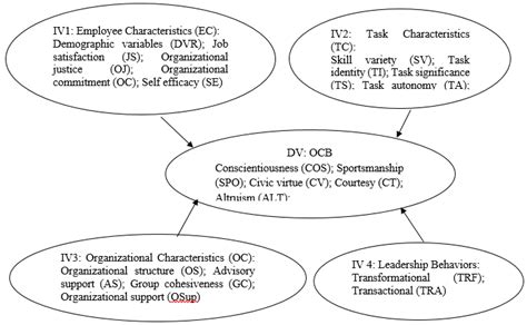 Conceptual Framework Relating Ocb And Employee Characteristics Task Download Scientific
