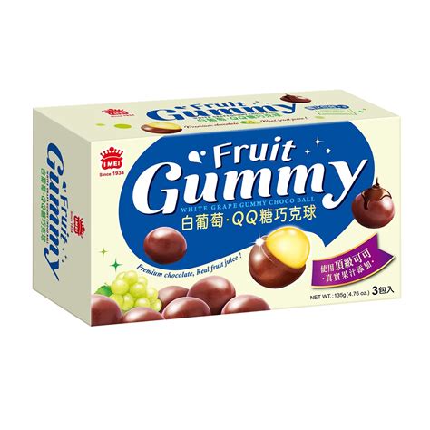 【義美】白葡萄qq糖巧克球135g 全聯全電商
