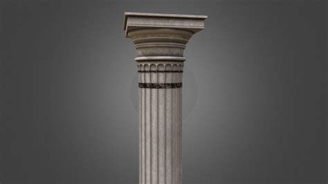 Elegant Classical Column Buy Royalty Free 3d Model By Samuel F