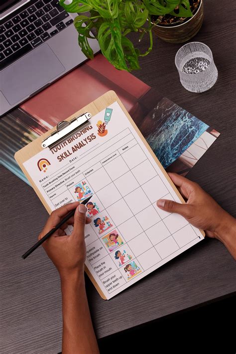 Teeth Brushing Task Analysis Brushing Teeth Routine Visual Autism Boy