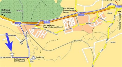 Anfahrt Hsv Windach