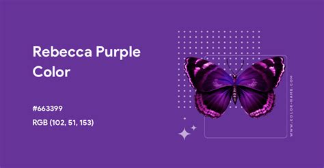 Rebecca Purple Color Hex Code Is 663399