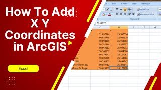 How To Add Xy Coordinates In ArcGIS How To Add Coordi Doovi
