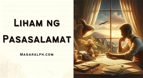 Liham Pasasalamat 10 Halimbawa — Magaralph