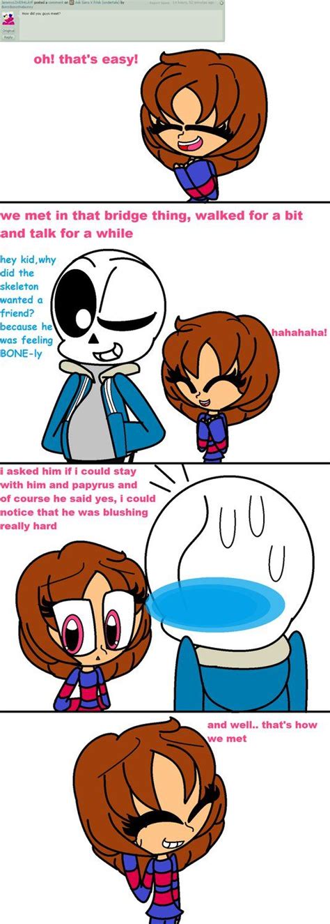 Ask Sans X Frisk How They Meet By Lil Miss Fandoms Sans X Frisk Frisk Smurfs