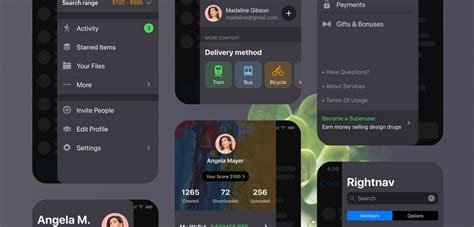 Side Navigation IOS Bar For Figma UXCrush Com