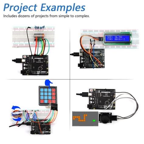 Arduino Type Ultimate Starter Kit With Freenove Board V4 Compatible With Arduino Ide Elkimno