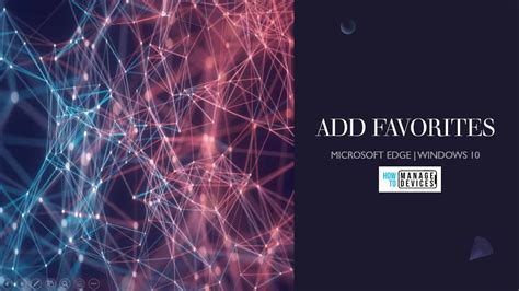 How To Add Favorites In Microsoft Edge Chromium