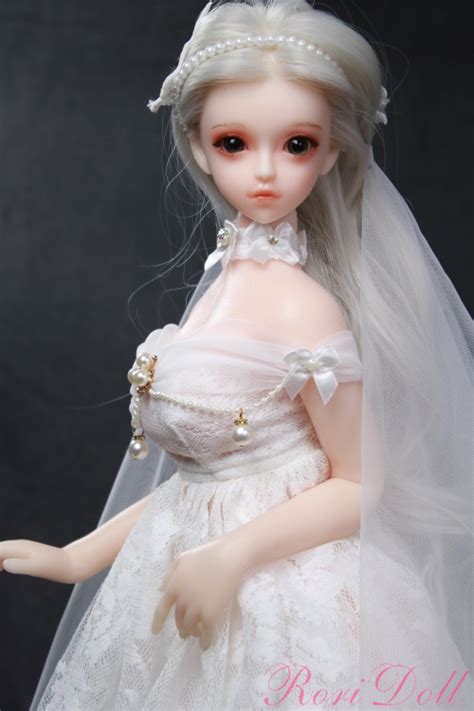 60cm超小型ロリリアルドールjy白雪花嫁シリコン人形