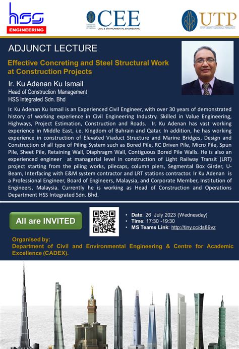 Cadex Adjunct Lecturer 2023