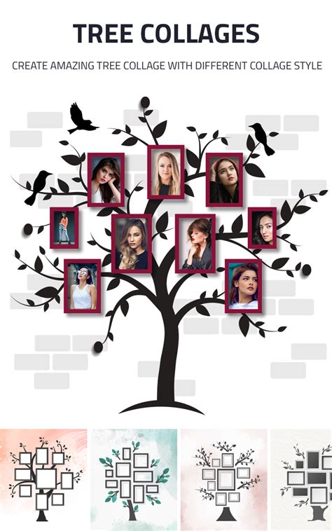 Tree Collage Love Photo Frame For Android Download
