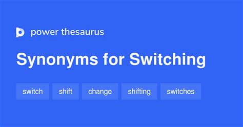 Switching Synonyms 657 Similar Words And Phrases