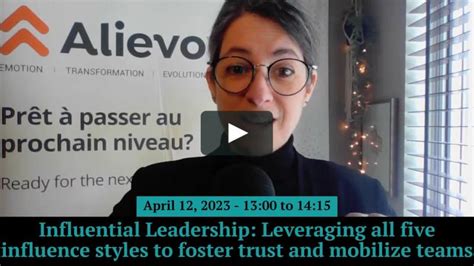 Coming Soon Apex Influential Leadership Leveraging All Five Influence… Carl Trottier