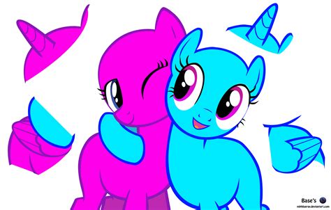 Mlp Vector Base Hug Free2use By Mlpblueray On Deviantart