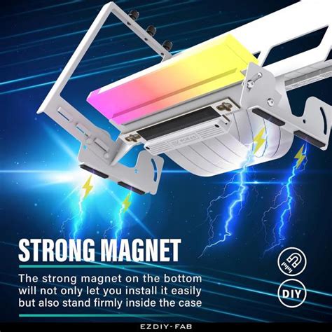 Ezdiy Fab Multi Angle Gpu Mount Bracket With Argb Module с цена 101 50 лв Gplay Bg