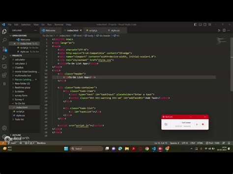 Ayush Sakhale On Linkedin Internship Webdevelopment Todolist Html Css Javascript