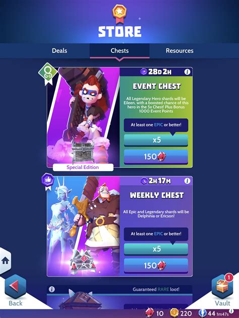 Crates And Boosters Purchase Select Game Ui Database Game Ui Game Ui Design Game Design