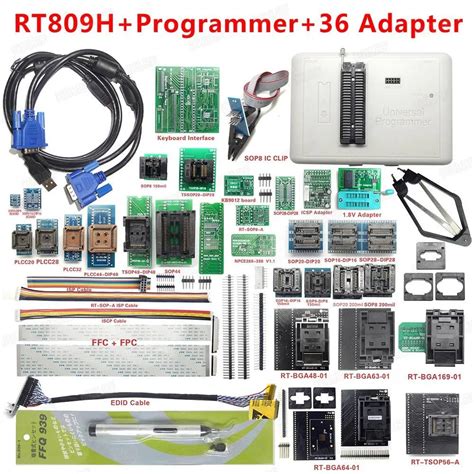 Wholesale Universal Rt809h Emmc Nand Flash Programmer With 36 Adapters