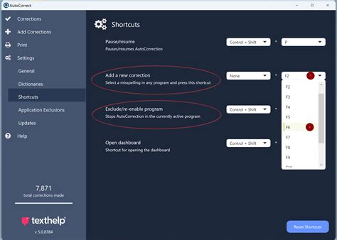 Addingdeleting Corrections And App Exclusions To Autocorrect Support