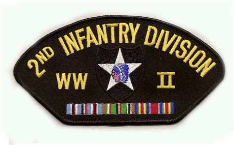 2nd Infantry Division Wwii Hat Patch 2nd Infantry Division