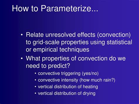 convective parameterization ppt download
