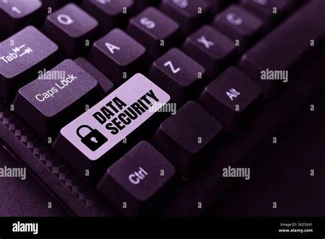 Text Showing Inspiration Data Security Internet Concept Confidentiality Disk Encryption Backups