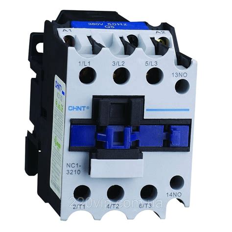 Контактор Chint 32a Nc1 3210 230v 50 60hz 1no 225514 однофазний магнітний пускач