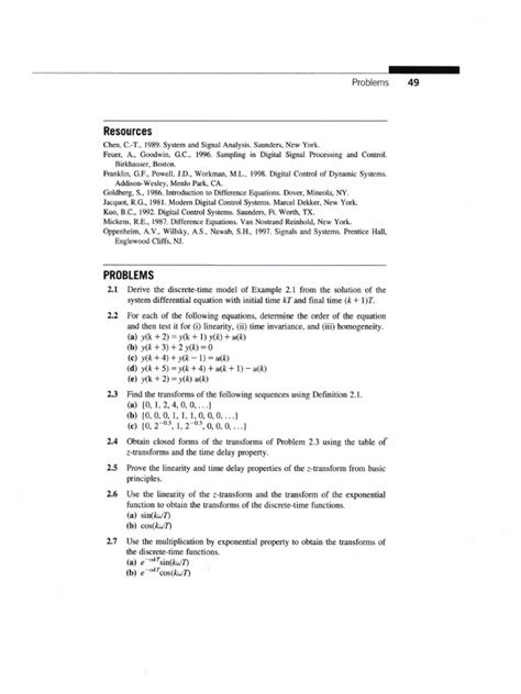 Module 3 Digital Control Systems Problems Pdf Function