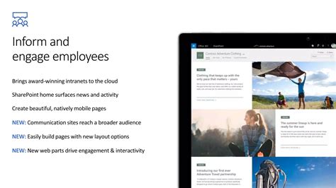 Sharepoint Communications Sites Overview Presentation Pptx