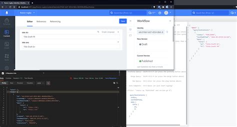 Graphql And Draft Version Development Squidex Support