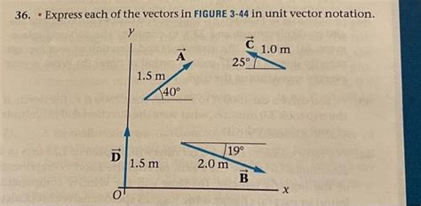 Solved Express Each Of The Vectors In FIGURE In