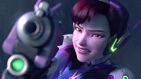 OVERWATCH Dva Animated Short Cinematic Shooting Star