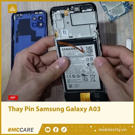 Thay Pin Samsung Galaxy A03 Chính Hãng Giá Rẻ Tại Hà Nội Đà Nẵng Tp Hcm