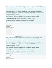 Ia Lab 1 Part 2 Pdf Gold Company Provided The Following Trial Balance