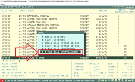 How To Generate Json File In Bulk For E Way Bill Generation In Marg