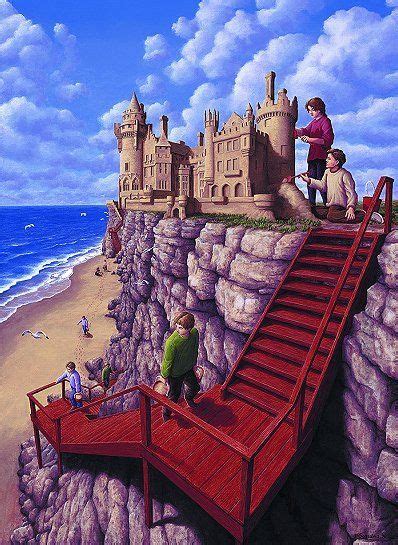 Rob Gonsalves Surrealism Optical Illusions