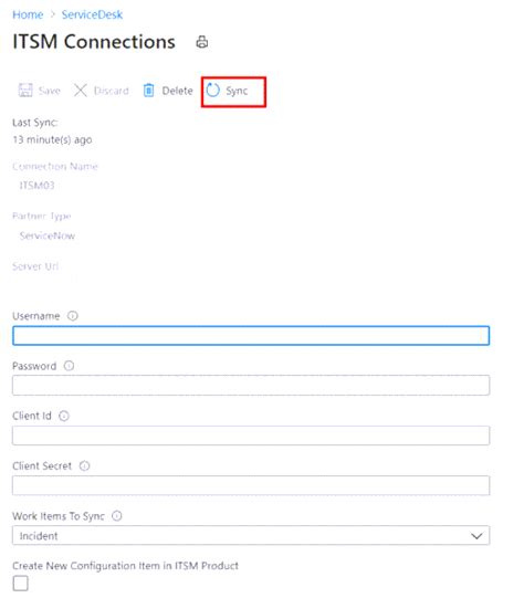It Service Management Connector In Log Analytics Azure Monitor
