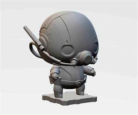 Ant Man Chibi 3d Model By 3dprintingdesigner