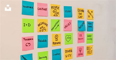 스티커 메모가 부착 된 화이트 보드 사진 Unsplash의 무료 화이트 보드 이미지