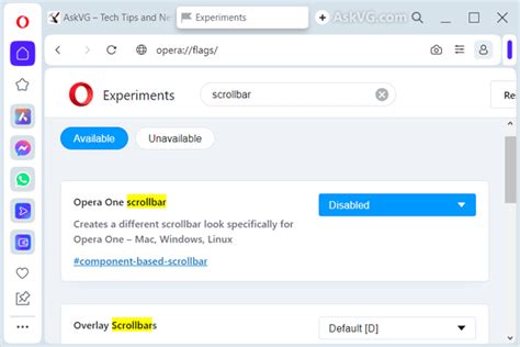 How To Restore Full Classic Scrollbars In Opera Web Browser Askvg