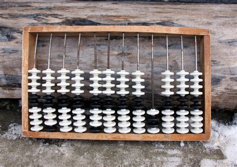 Vintage Abacus Big Abacus Old Wooden Abacus Office Decor Etsy