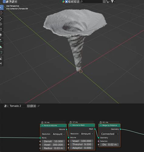 How Do I Convert Points To Mesh In Geometry Nodes Blender Stack Exchange