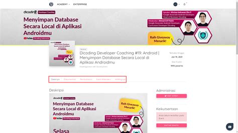 Sop Cara Membuat Dan Mengelola Event Di Dicoding 2021 Dicoding Blog