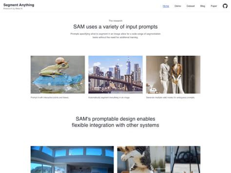 Segment Anything（sam）： Meta最新推出的ai图像分割模型 Ai工具集