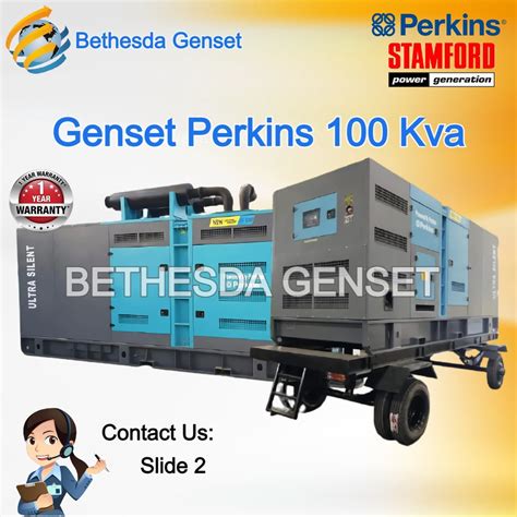 Jual Jual Genset Perkins 100 Kva Stamford Shopee Indonesia